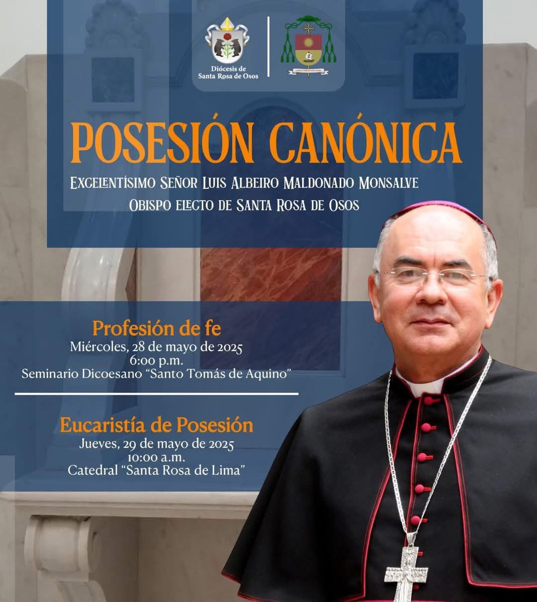 Monseñor Luis Albeiro Maldonado asume como Obispo de la Diócesis de ...